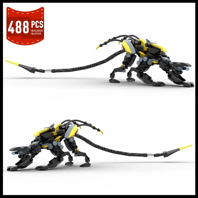 MOC-Horizon-Zero-Dawned-Stalker-Machine-Mecha-Lizard-Dragon-Building ...