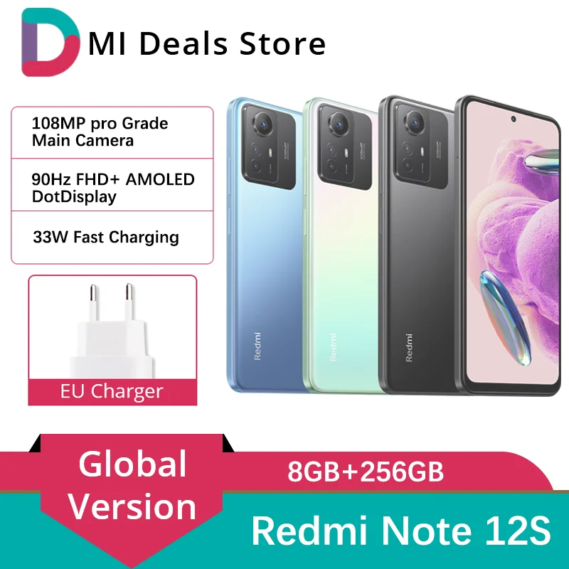 Global-Version-Xiaomi-Redmi-Note-12S-Smartphone-Note-12-S-108MP-Camera ...