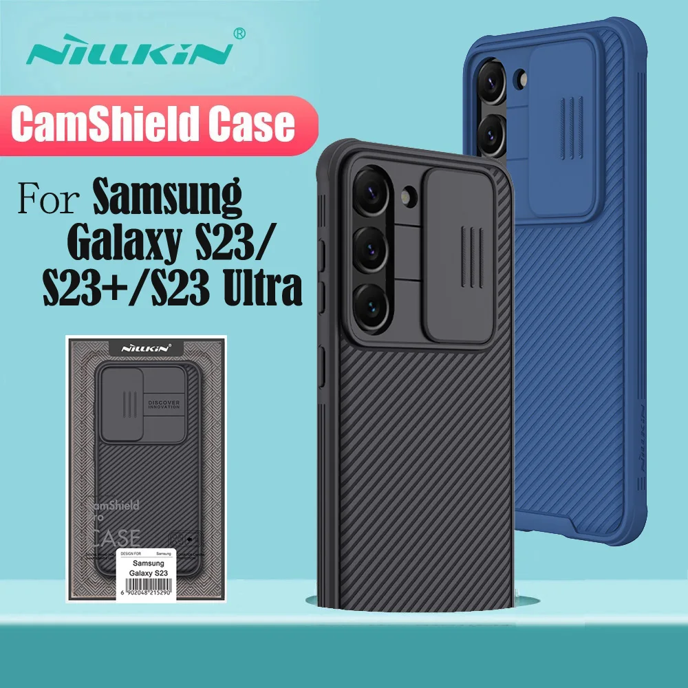 삼성 갤럭시 Samsung Galaxy S23 /S23 Ultra 울트라 케이스, NILLKIN CamShield 프로 슬라이드 카메라 개인 정보 보호 커버 범퍼 삼성 ...