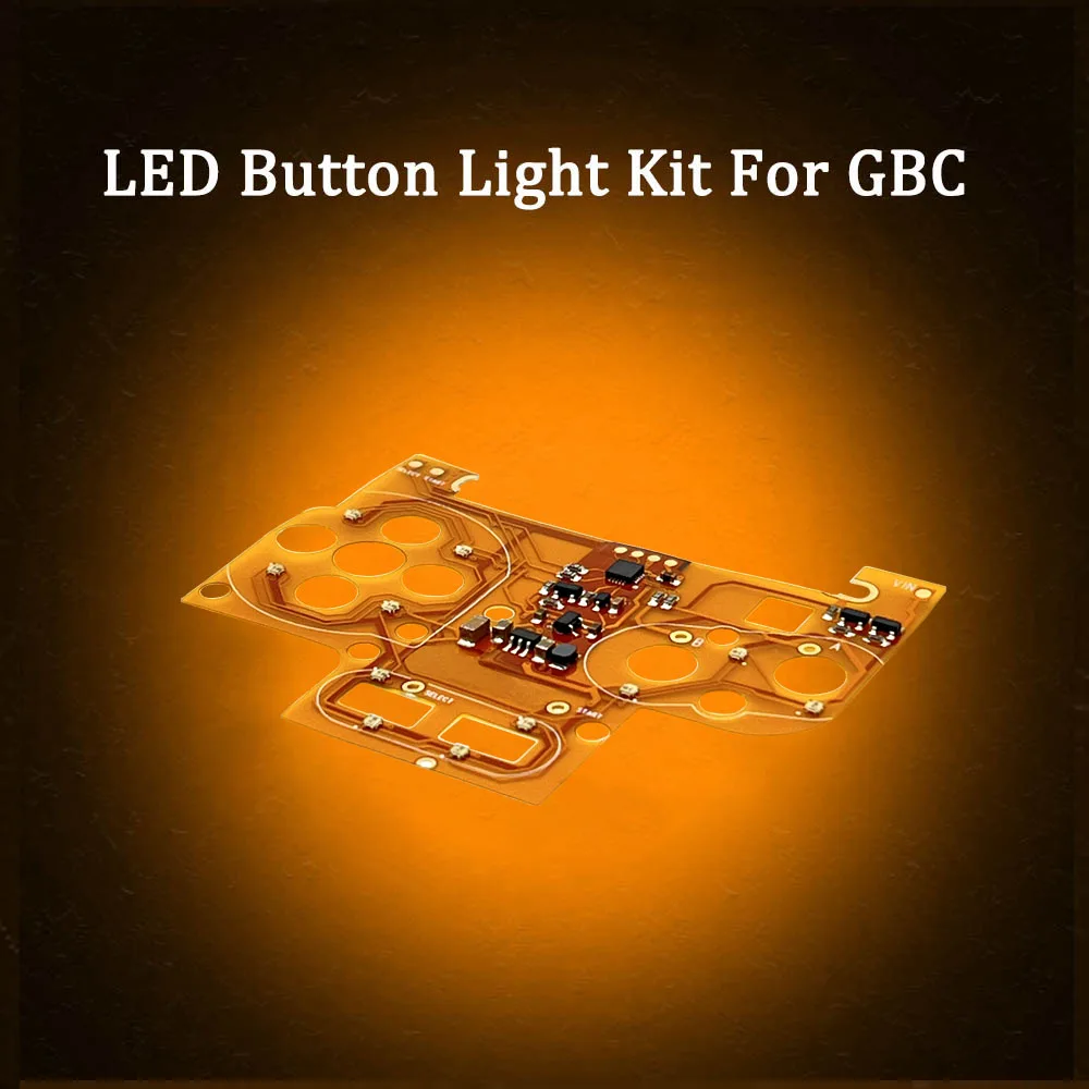 New-Button-LED-Light-Kits-for-GBC-Button-Board-with-4-Modes-Light-Color ...