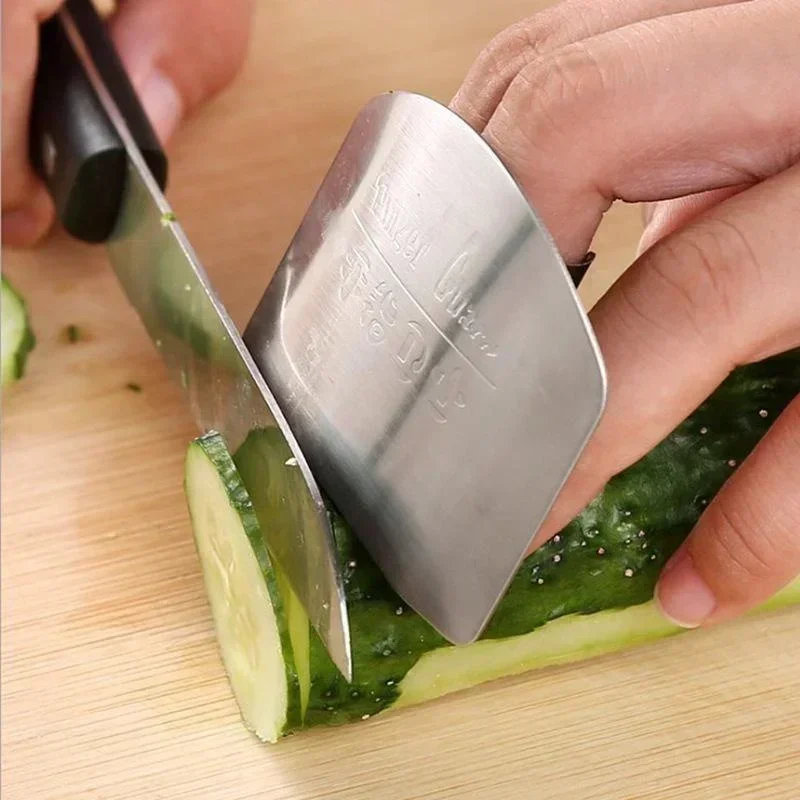 Stainless Steel Kitchen Tool Hand Finger Protector Knife Cut Slice Safe ...