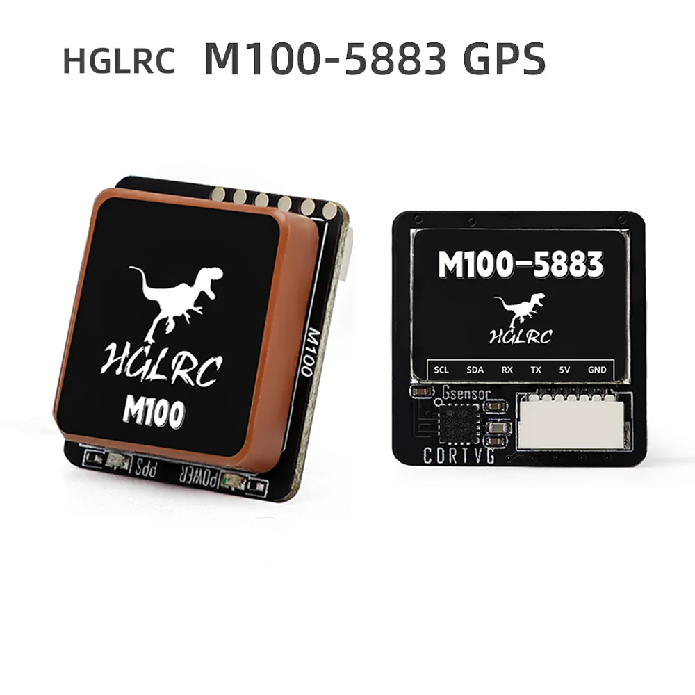 HGLRC-M100-5883-M10-GPS-Module-with-Compass-Ceramic-Antenna-on-board ...