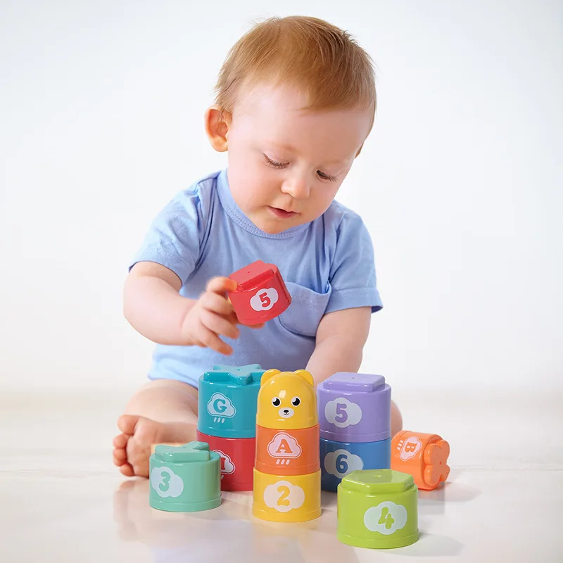 Count-Stacking-Cups-Colorful-Baby-Stacking-Water-Toys-Set-Stackable ...