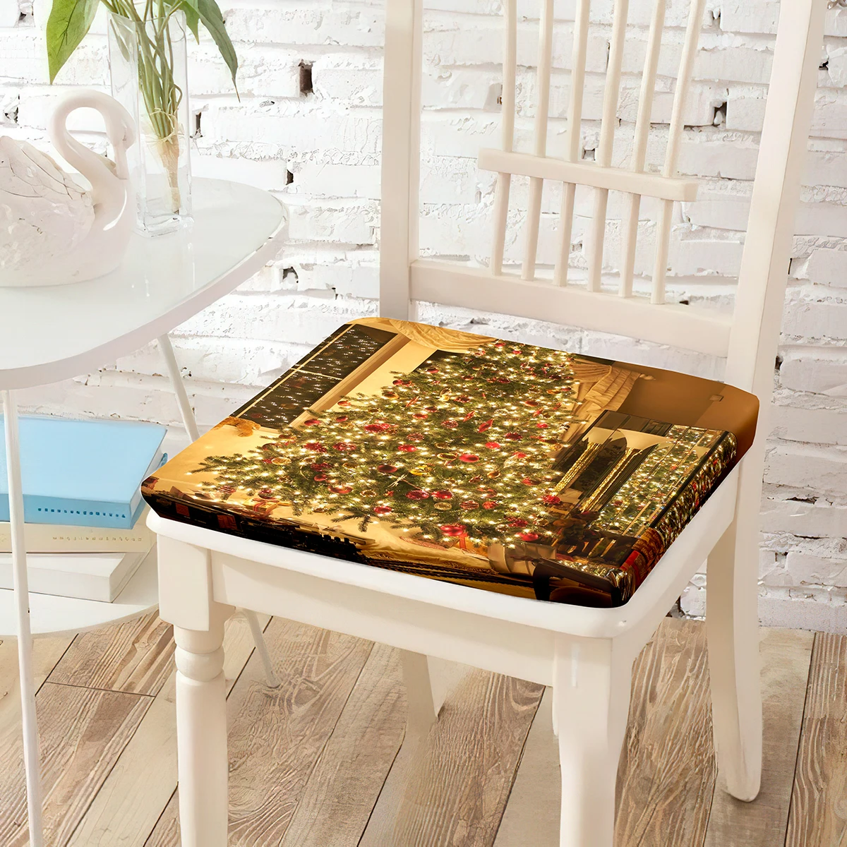 Christmas-Tree-Gift-Chair-Cushion-Memory-Foam-Cotton-Washable-Coat ...