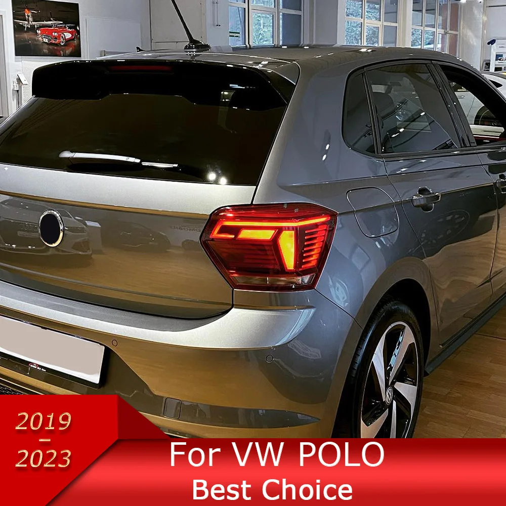 Car-Lights-For-Polo-2019-2022-LED-Auto-Taillight-Assembly-Upgrade-High ...