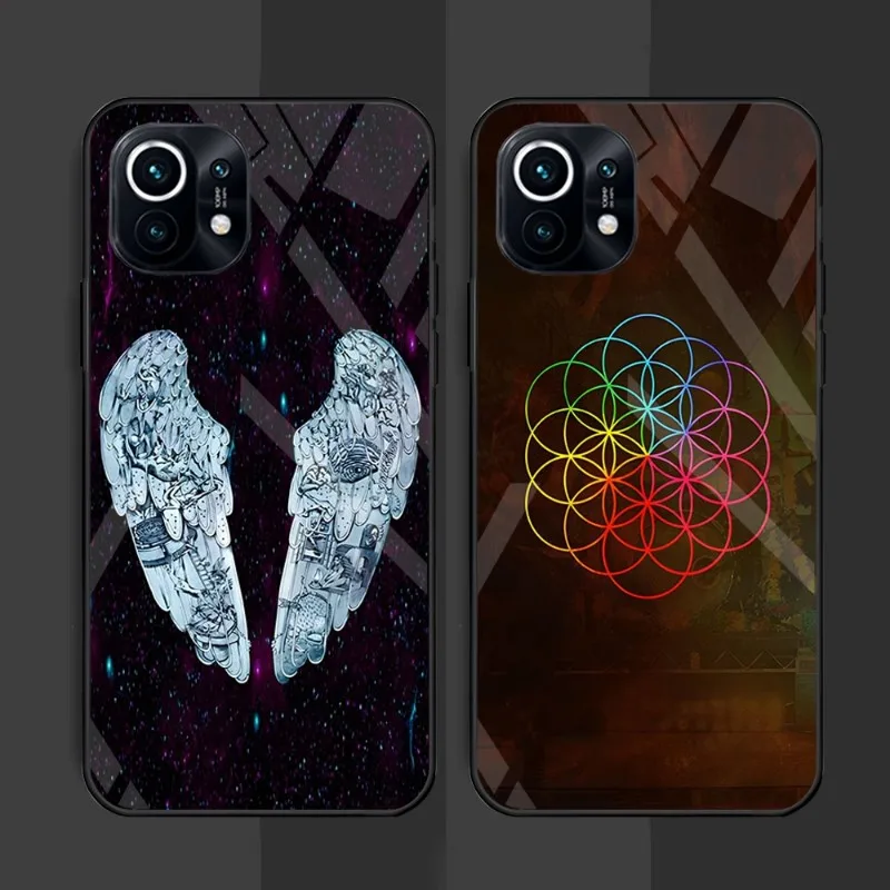 Coldplay chris martin caso de telefone vidro temperado para xiaomi 12x ...
