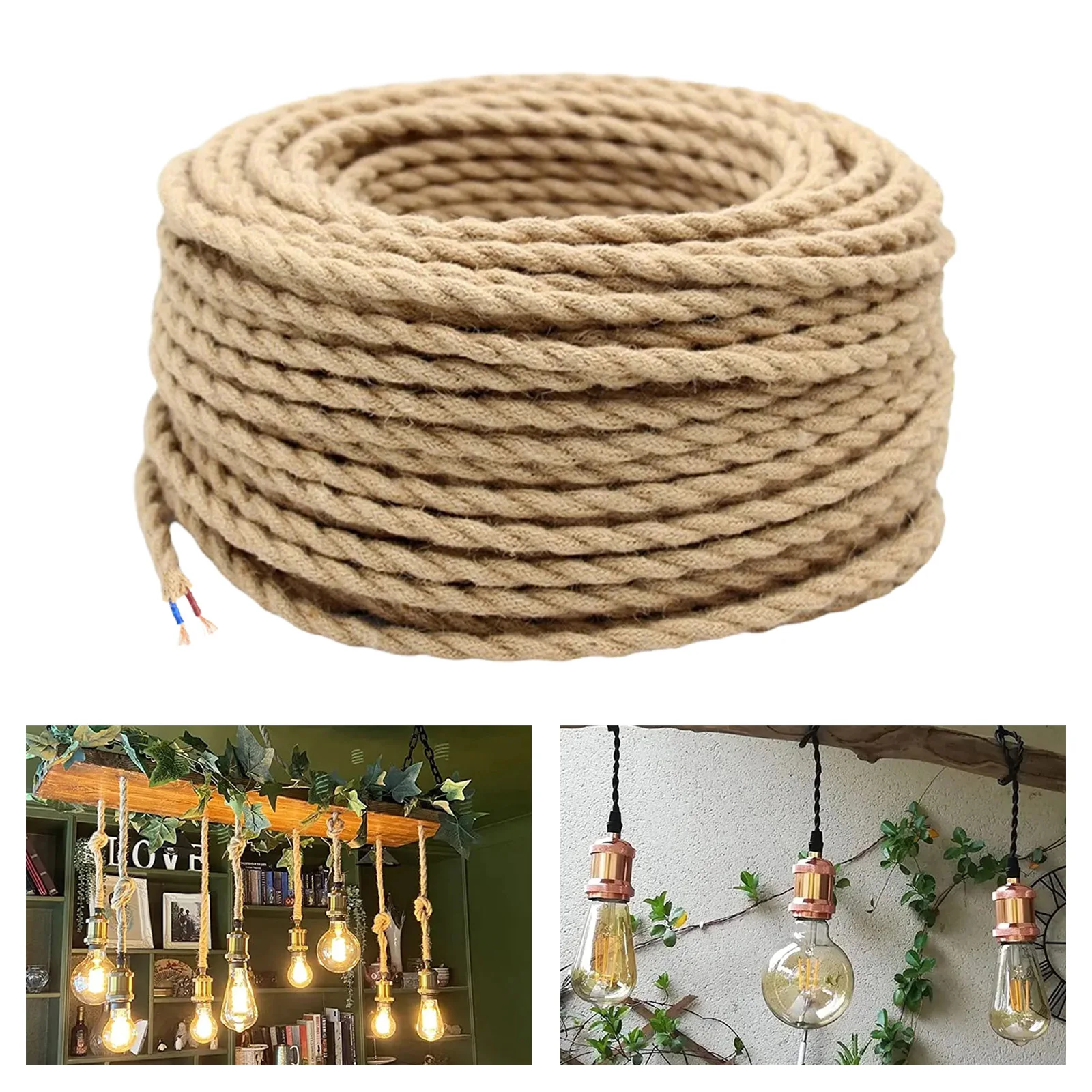 Electrical-Cord-Ceiling-Lamp-Fixtures-Wire-Rope-for-Table-Lamp-Pendant ...