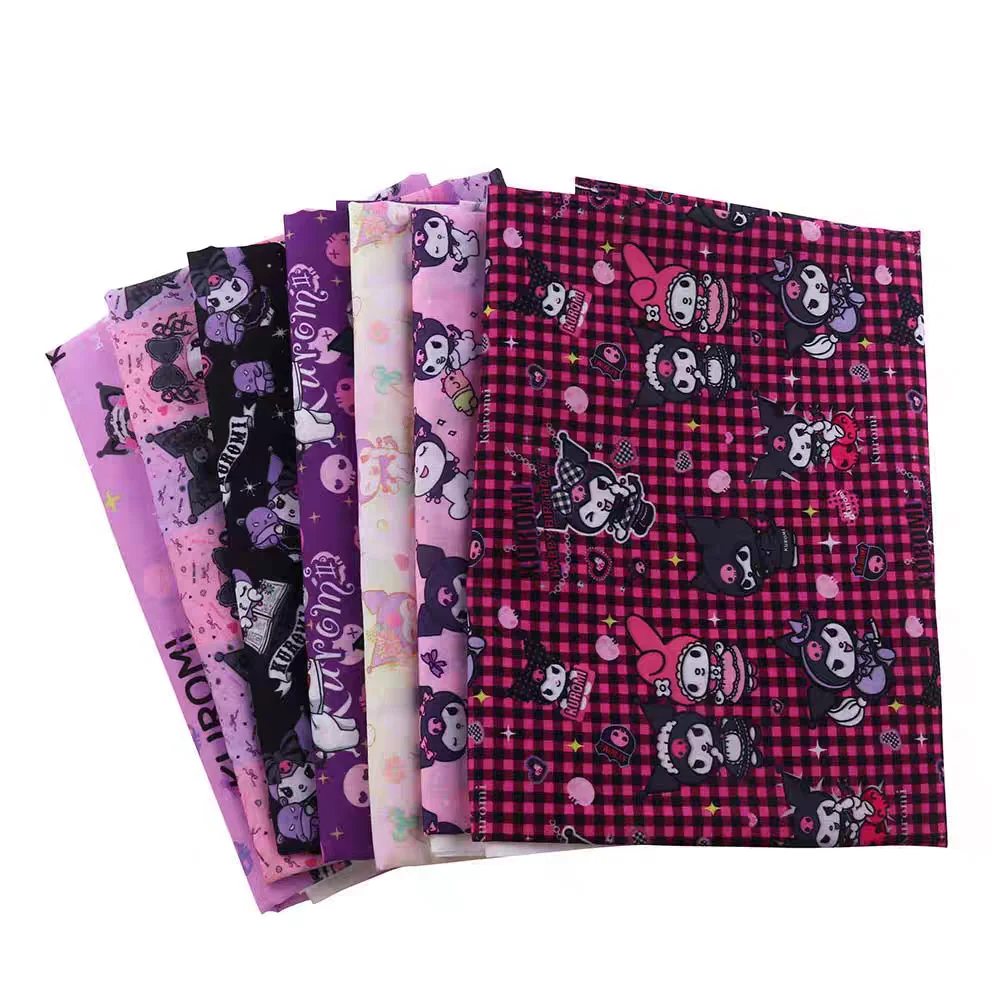 New-Miniso-Cute-Kuromi-Polyester-Cotton-Fabric-For-Sew-Clothes-Dress ...