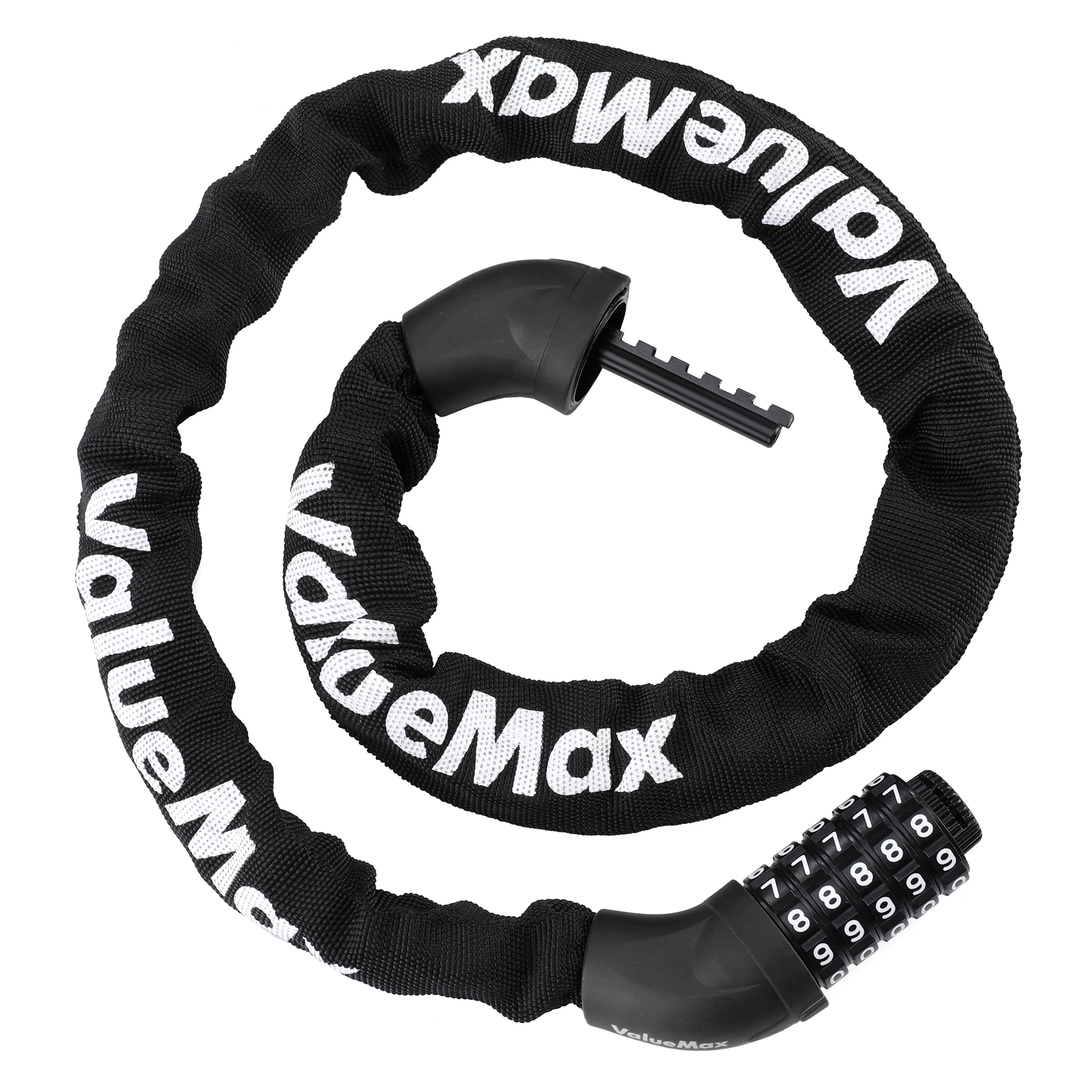VALUEMAX-6-1000mm-Bike-Chain-Lock-5-Digit-Password-Combination-Anti ...