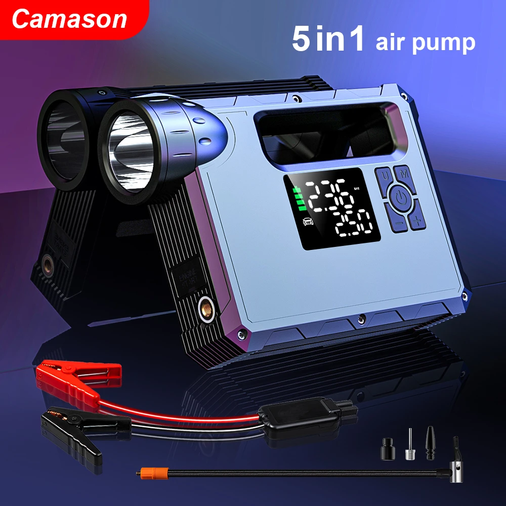 portable air compressor car motorcycle Bicycle Tire pump tyre mattress ...