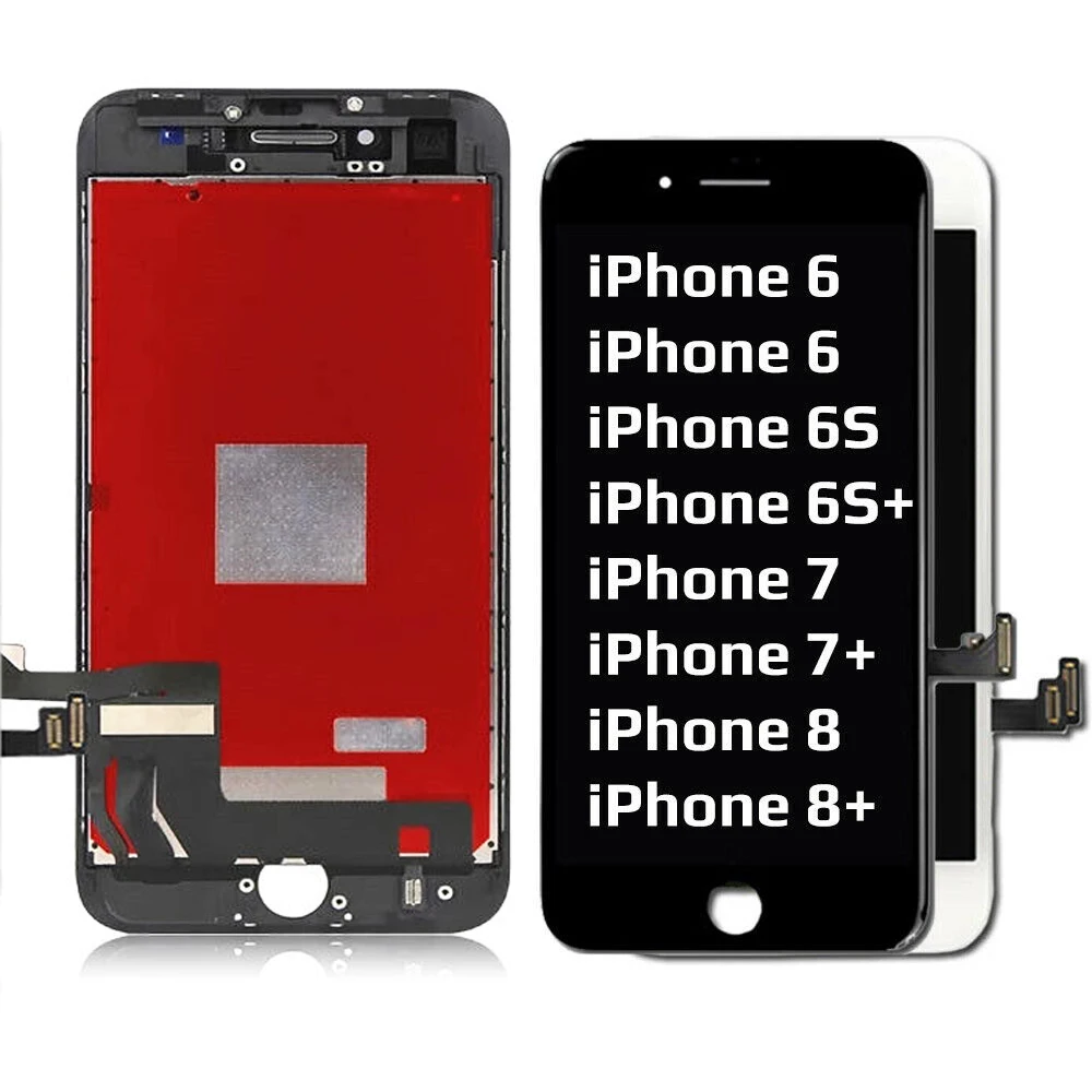 100% Tested For iPhone 6 6S 6S Plus 7 Plus 8 Plus LCD Display Touch ...
