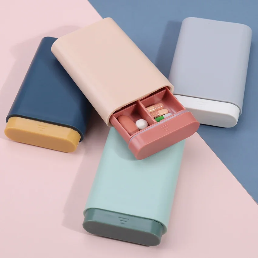 1PC Fashion Portable Nordic Style Pill Box Tablet Pillbox Dispenser ...