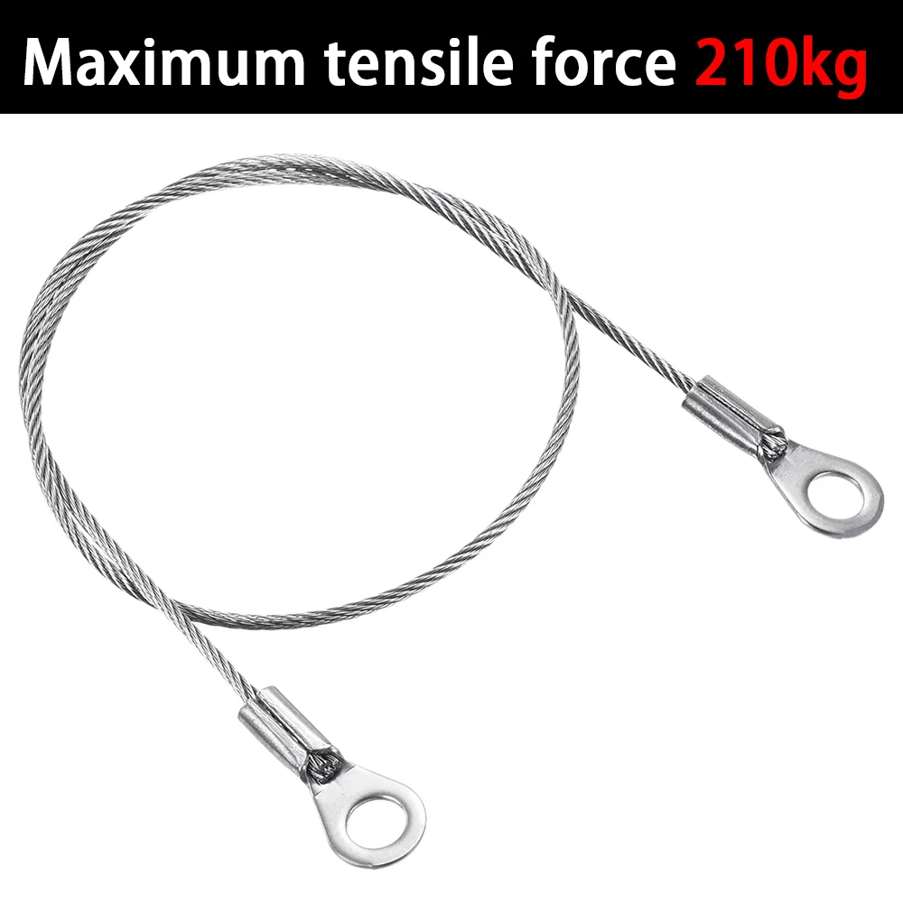 4-Pcs-1-2mm-Thicss-Stainless-Steel-Wire-Eyelets-Ended-Short-Rope-Cable ...
