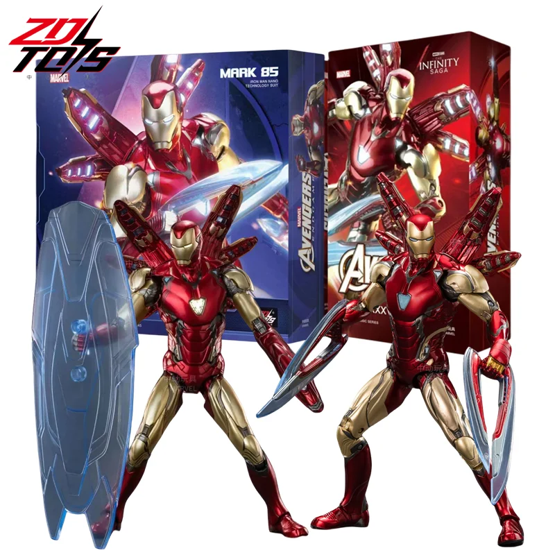1-10-LED-Original-ZD-Toys-Iron-Man-Legends-Spider-Man-Avengers-MK85 ...
