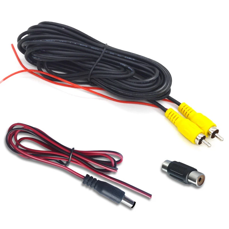 QXNY 6M AV Cable Universal Auto RCA AV Cable Wire Harness for Car Rear ...