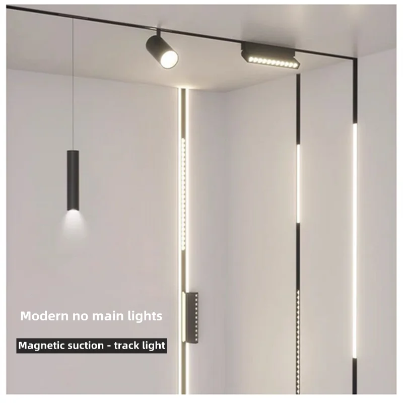 Magnetic-absorption-track-light-LED-down-light-spot-light-chandelier ...