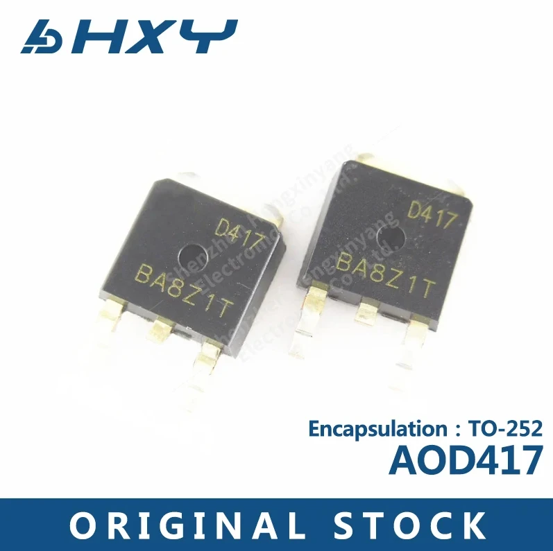 10PCS-AOD417-Silkscreen-D417-TO-252-patch-P-channel-MOS-field-effect ...