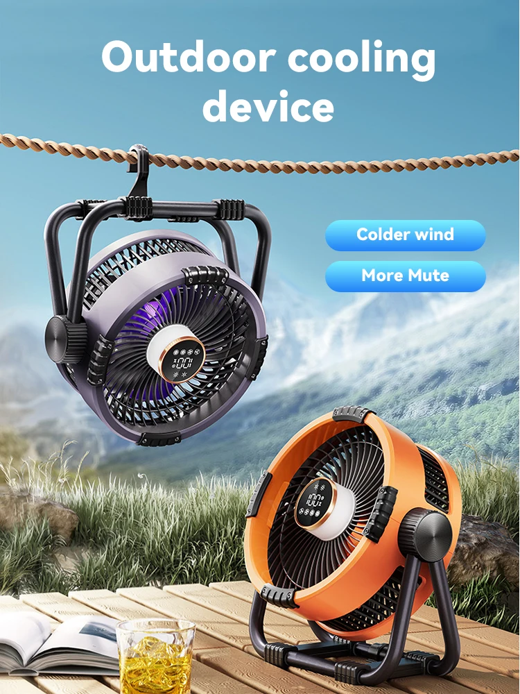 Camping-Fan-20000mAh-Rechargeable-Portable-Outdoor-Camping-Fan-Air ...