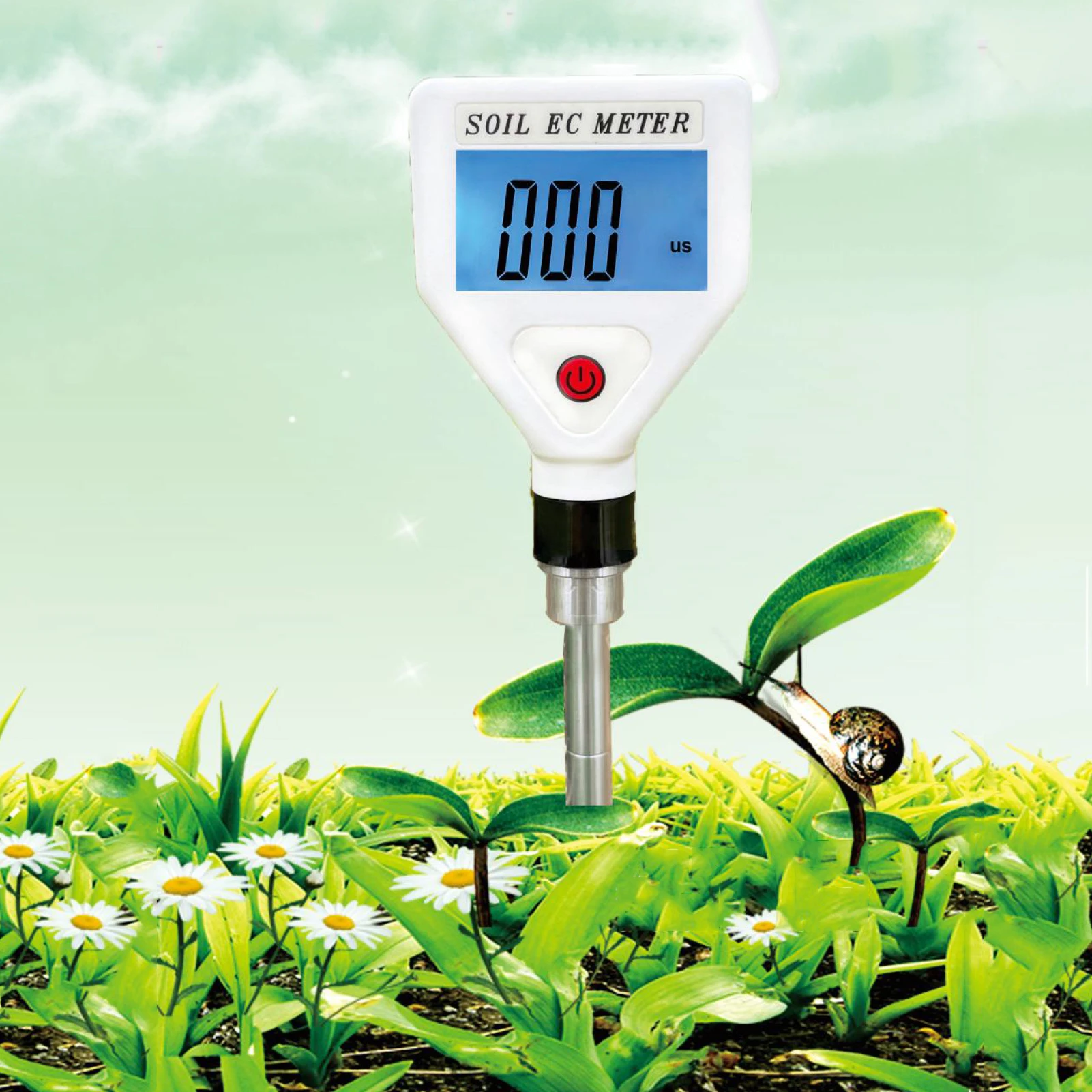 Switchable Digital Soil Tester Soil Ec Meter With Backlight Screen Soil ...