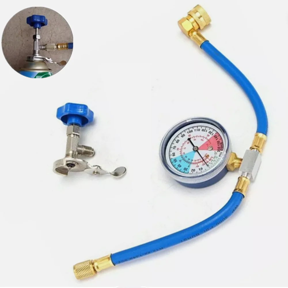 R134a Adapter Air Conditioning Recharge Hose Refrigerant Gas Bottle ...