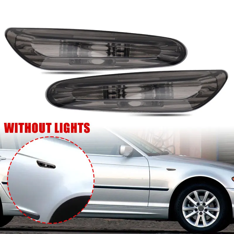 Front Side Marker Lights Turn Signal Indicator Blinker Lamps for BMW 3 ...