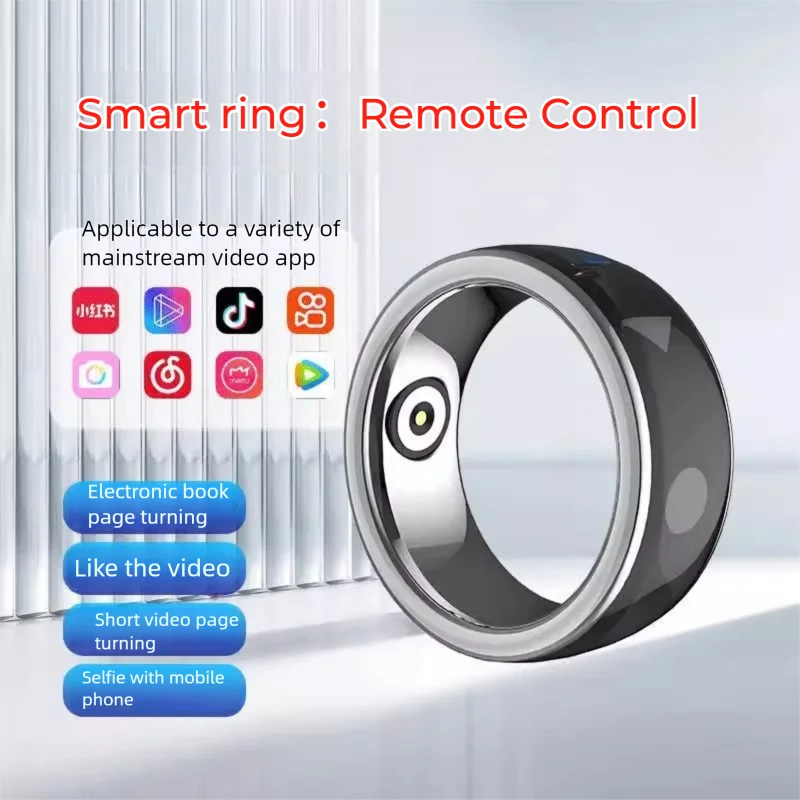 Bluetooth Wireless Smart Ring Mouse Multifunctional Remote Control for ...