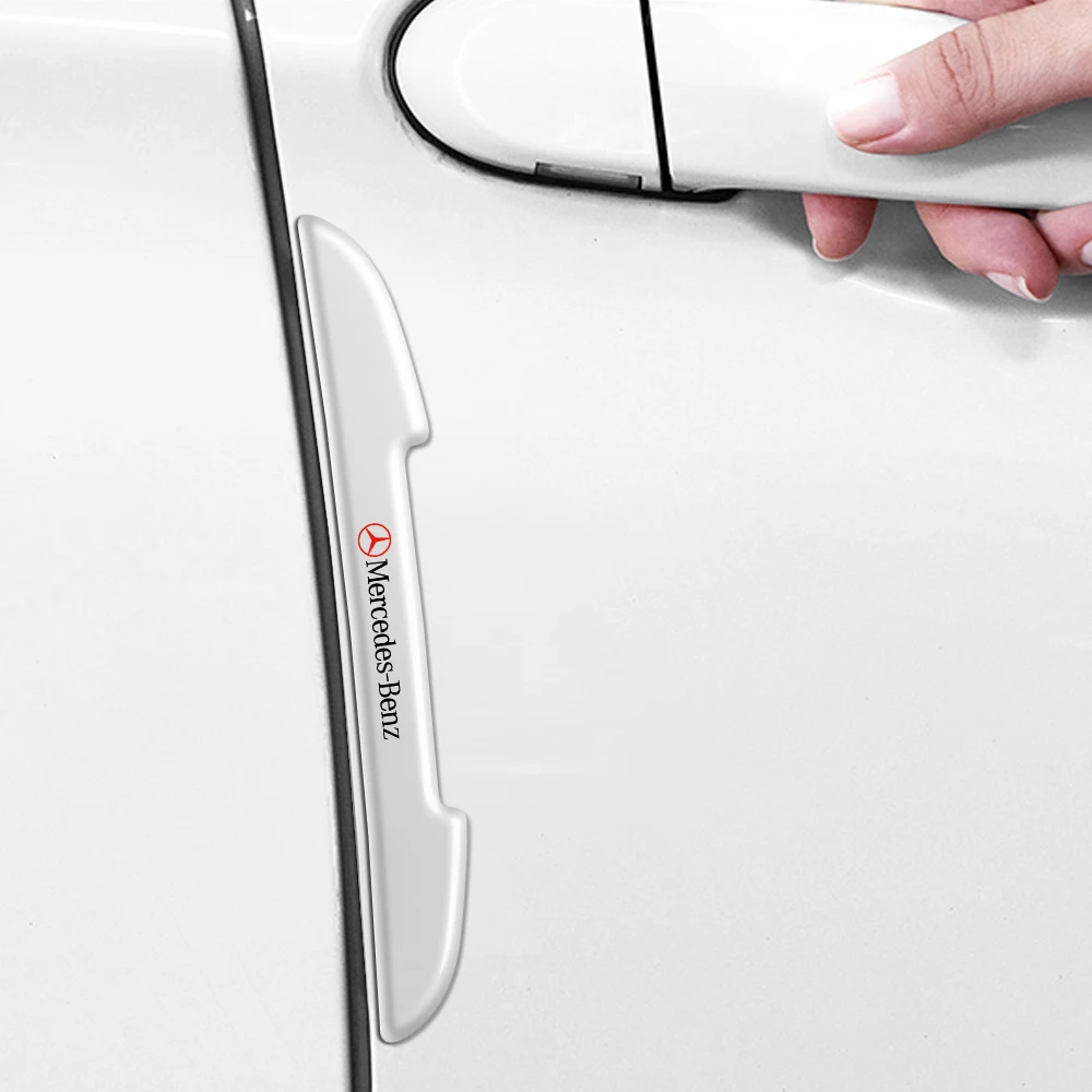 4pcs Car Side Door Edge Protection Anti-collision Sticker For Mercedes ...