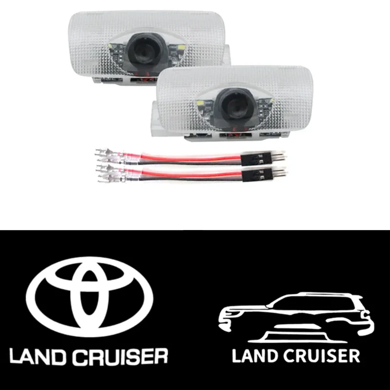 2-4pcs-door-sign-projection-welcome-lamp-is-suitable-for-Toyota-Land ...
