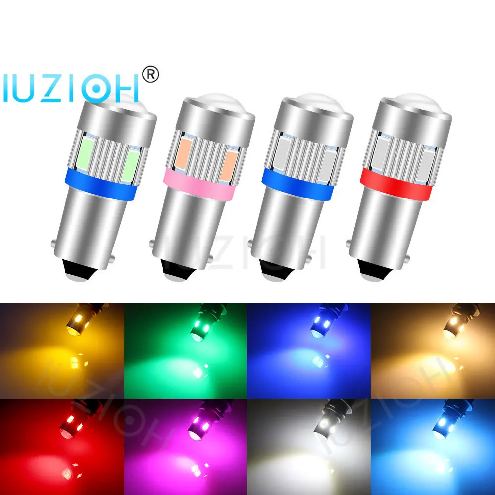 IUZIOH-2PCS-5W5-Led-T10-194-BA9S-Bulb-T4W-WY5W-Reading-Interior-W5W ...