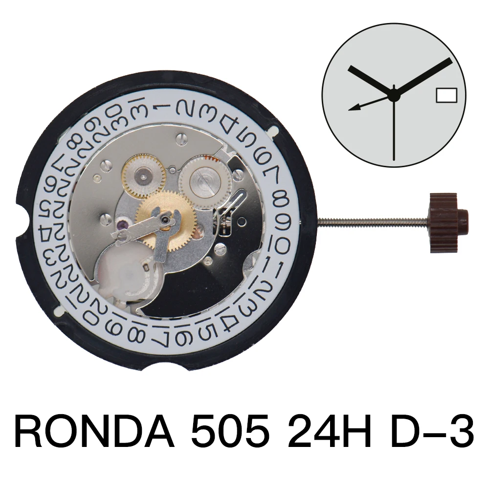 RONDA-505-24H-Movement-Swiss-Quartz-Movement-3-Hands-Date-At-3-Watch ...