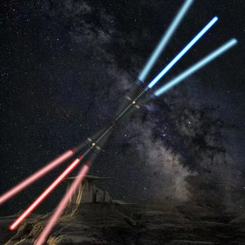 Rgb Lightsaber Metal Frosted Handle 15 Colors With Vibration Mode Laser ...