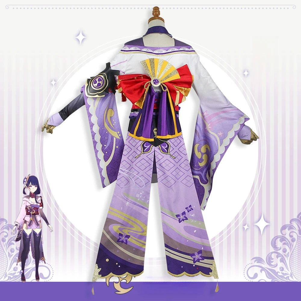 Inazuma Castle Raiden general cos clothes secondary yuan game cosplay ...