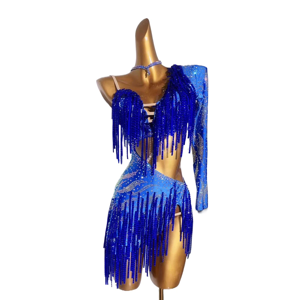 Latin-Dance-Samba-Ballroom-Dance-Competition-Costume-High-end-Custom ...