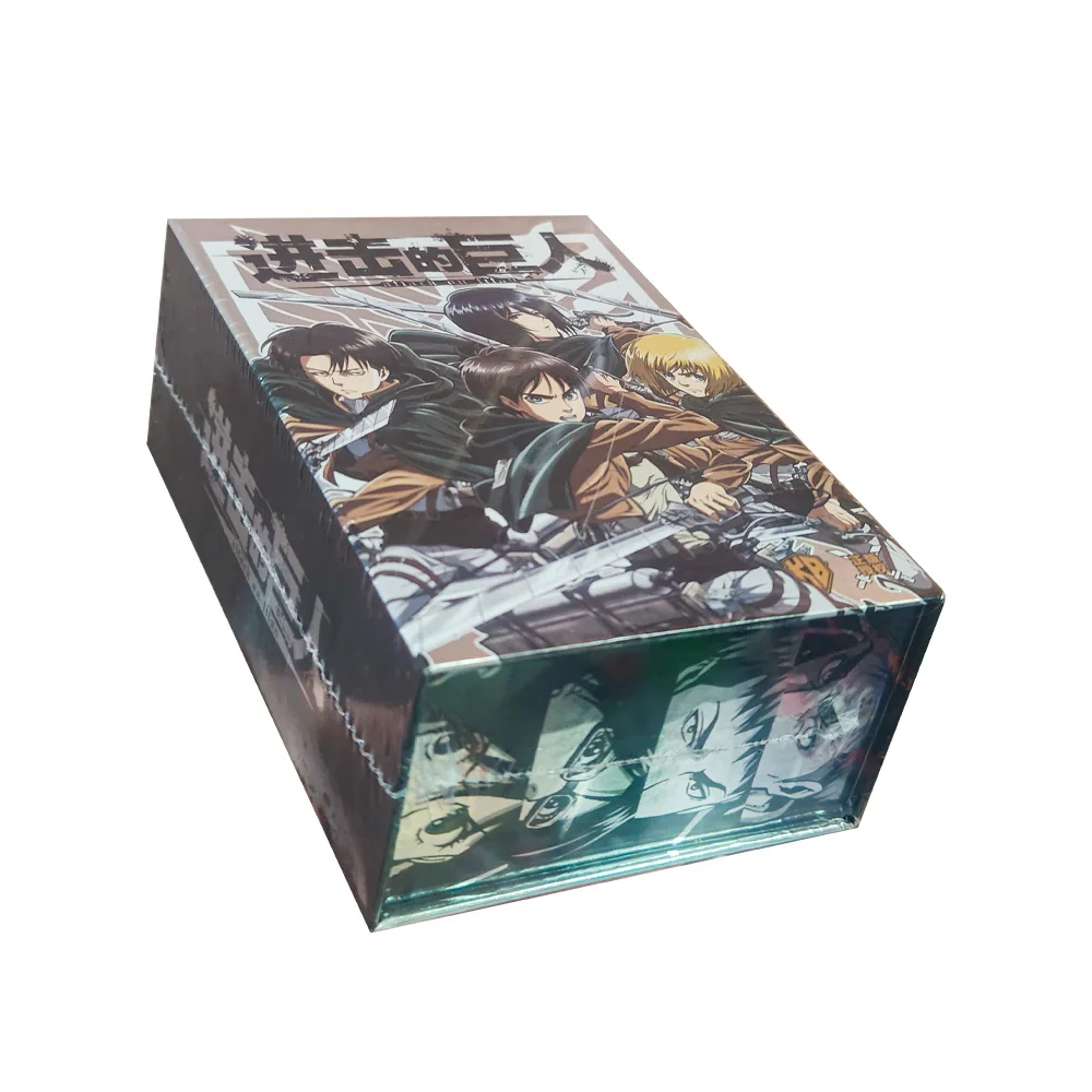 New-Anime-Attack-On-Titan-Eren-Jaeger-Mikasa-Collection-Cards-Kids ...