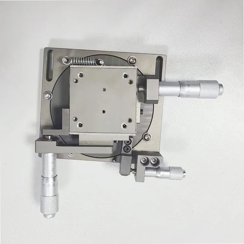 Micrometer Manual Adjustable Cross Rotary Slide Table XYR Three ...