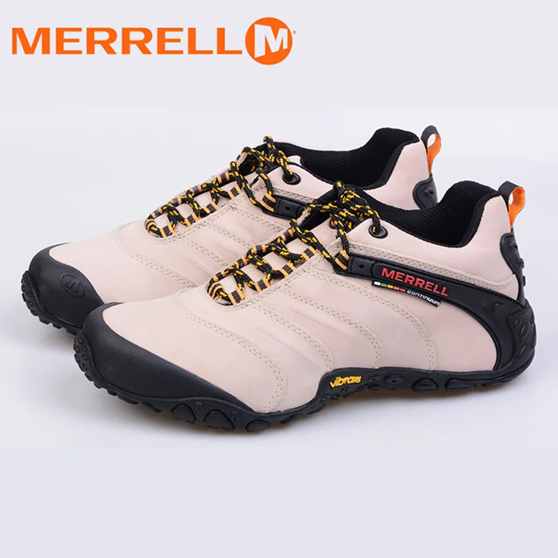 Merrell 프로페셔널 아웃도어 남성용 천연 가죽 트레킹 하이킹 신발, 크로스 컨트리 산악 여행 등산 스니커즈| | - AliExpress