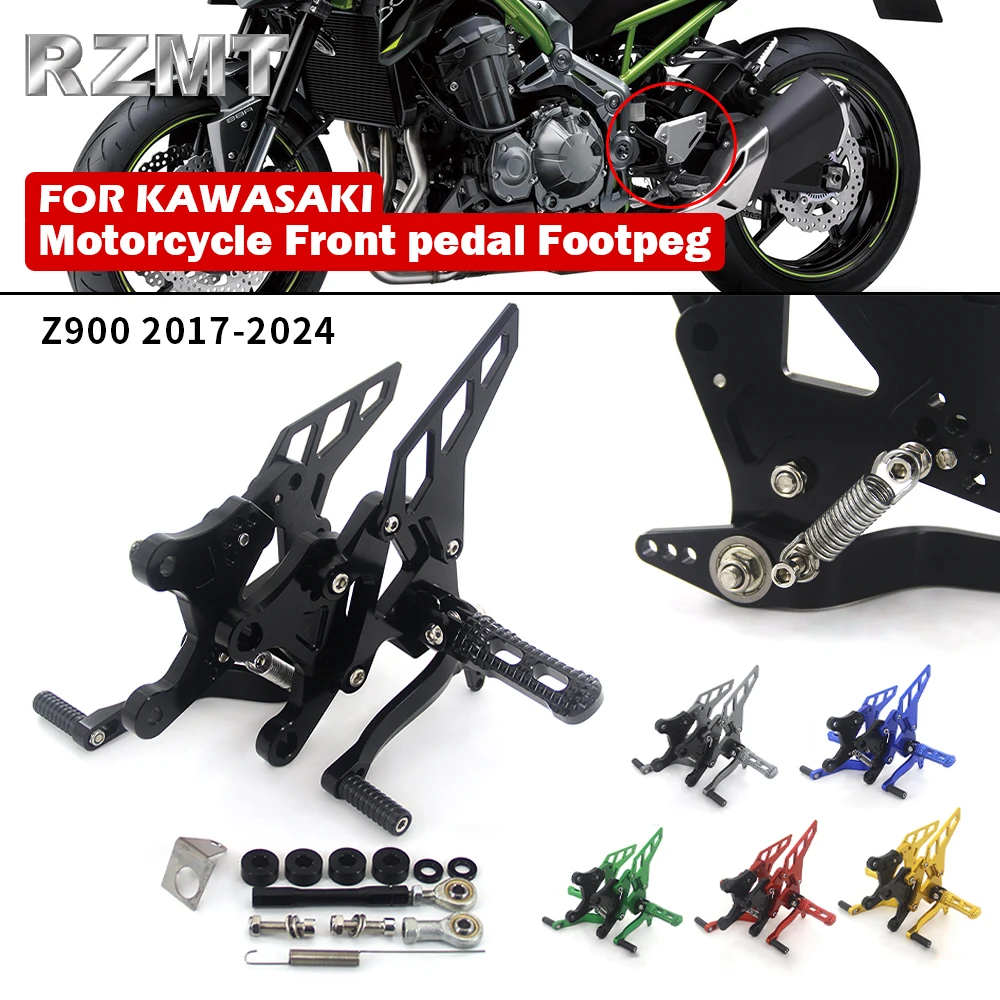 Para-kawasaki-z900-z-900-2017-2024-2018-2019-2020-2021-cnc-ajust-vel ...