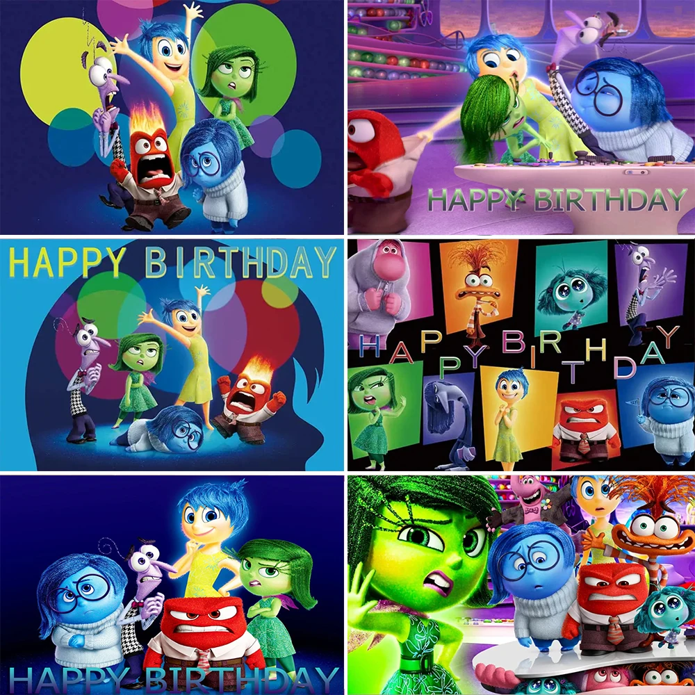 Colourful-Inside-Out-Theme-Kid-Birthday-Party-Supplie-Customize-game ...