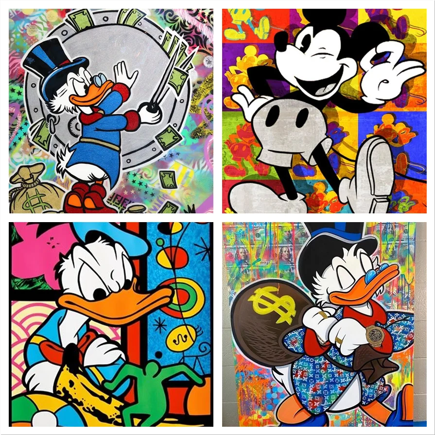 Roy Lichtenstein Mickey Mouse And Donald Duck