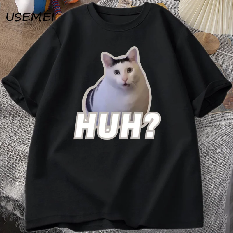 Camiseta-divertida-con-estampado-de-gato-Meme-Unisex-camiseta-de-moda ...