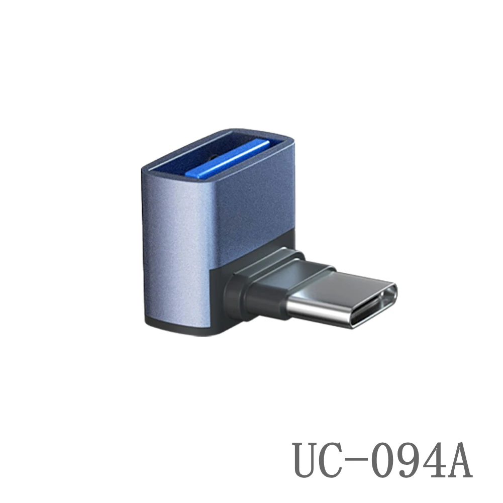 USB 3.1 to Type-C OTG Adapter 90 Degree Elbow Fast Charging Charger ...