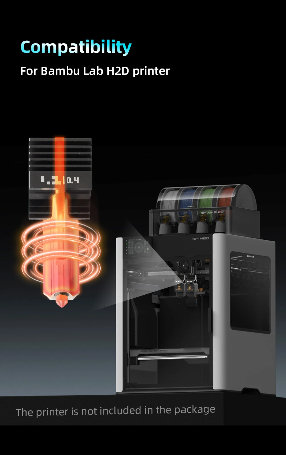 Bambu Lab H2D Assembly Hotend Kit