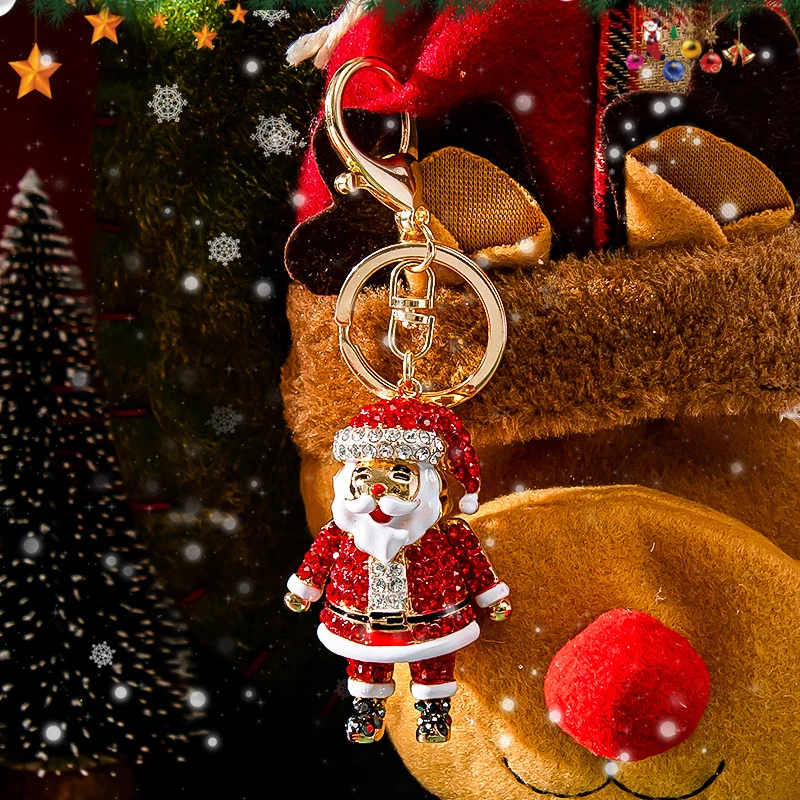 Over-20-Styles-Santa-Claus-Socks-Christmas-Tree-Key-Chain-Holiday ...