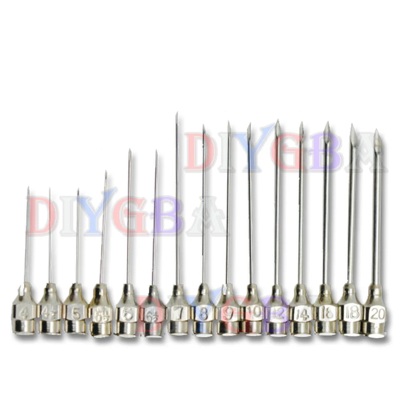 10PCS New 5x20.5 5*20.5MM Syringe Stainless Steel Needle Veterinary ...
