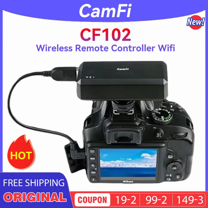 CamFi CF102 Wireless Remote Controller Wifi for DSLR Camera Capture ...
