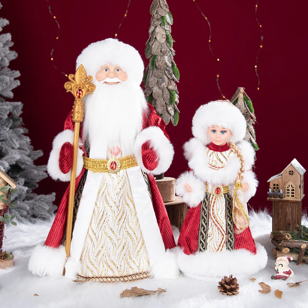 Christmas-Gifts-Big-Santa-Claus-Figure-Christmas-Electric-Santa-Plush ...