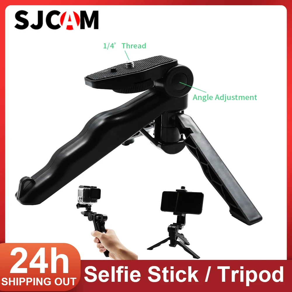 Handheld-Grip-Phone-Camera-Tripod-Holder-Selfie-Stick-Handle-Stand-For ...
