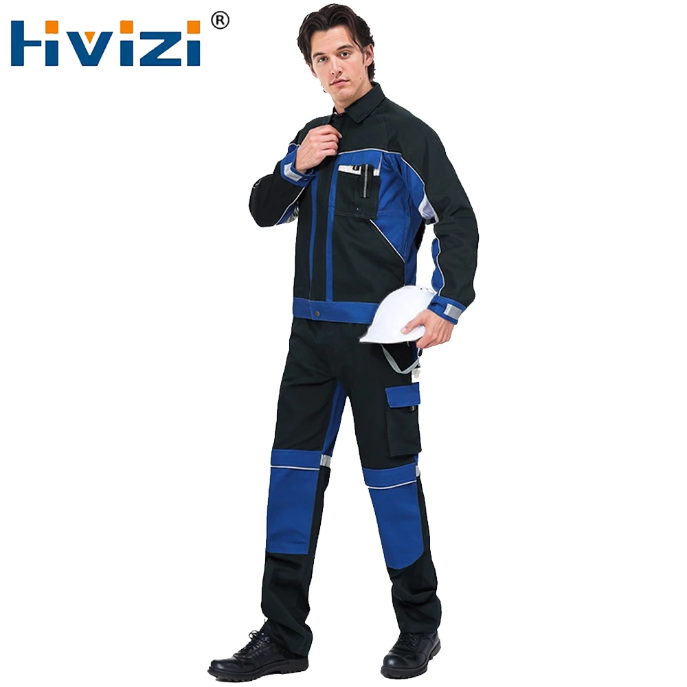 Reflective Work Clothes Suit Workshop Working Uniform for Men ...