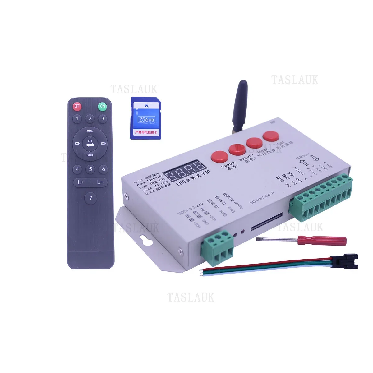 5V USB WS2812 WS2812B RGB Strip T1000S K1000S T8000AC SP107E 108E RF ...