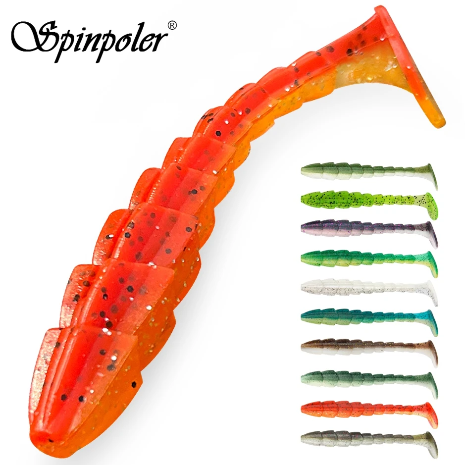 Spinpoler Breaker Stick Insect Worm 7cm 9cm 11.5cm Salted Soft Plastic ...